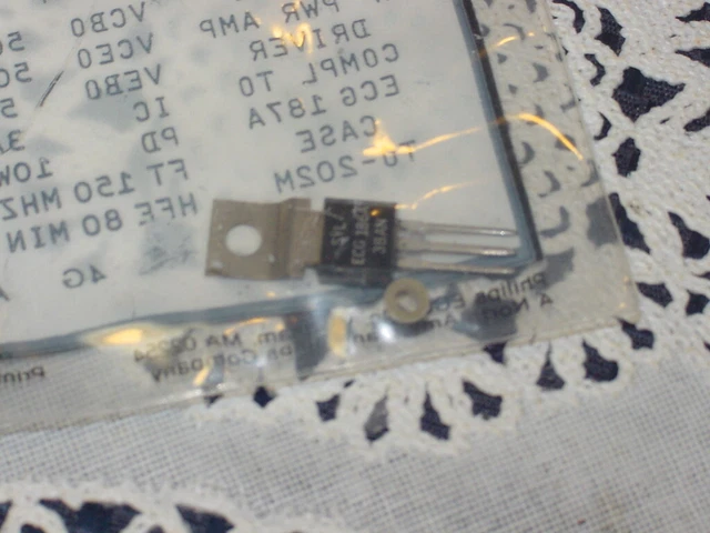 SYLVANIA EKG 186A NPN-Si Transistor EKG-Komponente NEU VERSIEGELTE ...