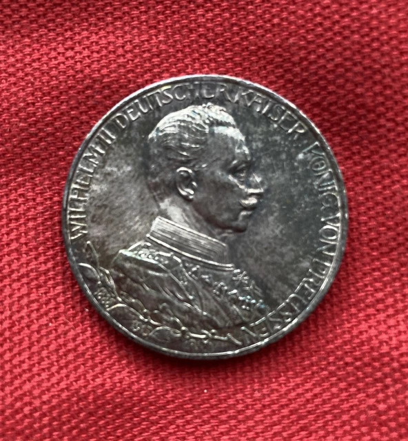 3 MARK SILBER Deutsches Reich 1913 -A- Wilhelm II Deutscher Kaiser ... 3 MARK SILBER Deutsches Reich 1913 -A- Wilhelm II Deutscher Kaiser ...