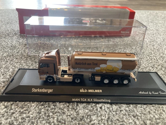 HERPA: SILO-MELMER - MAN TGX XLX Silosattelzug EUR 30,00 - PicClick DE
