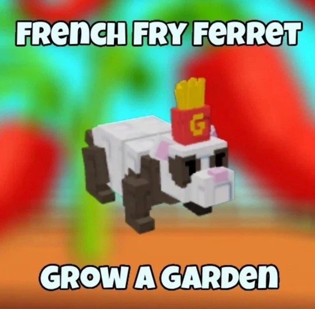 FRENCH FRY FERRET 🦦🍟 Grow A Garden🪴 🎮Roblox $2.25 - PicClick AU