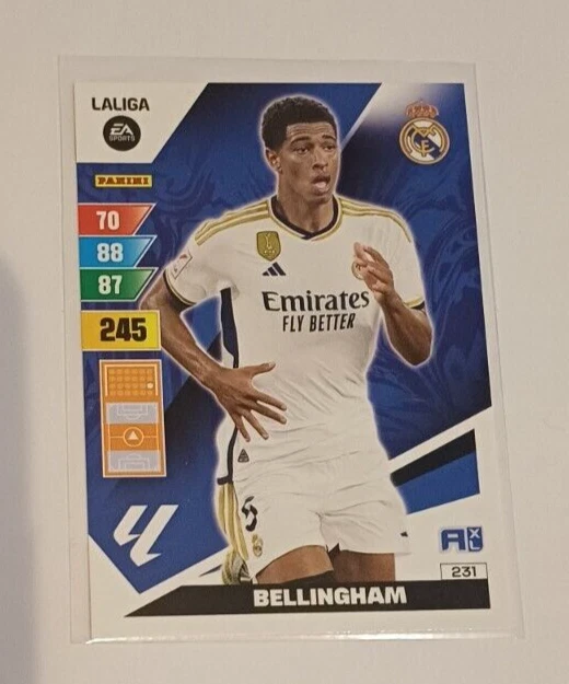 CARTE CARD CARTA JUDE BELLINGHAM Real Madrid PANINI ADRENALYN LIGA 2023 ...