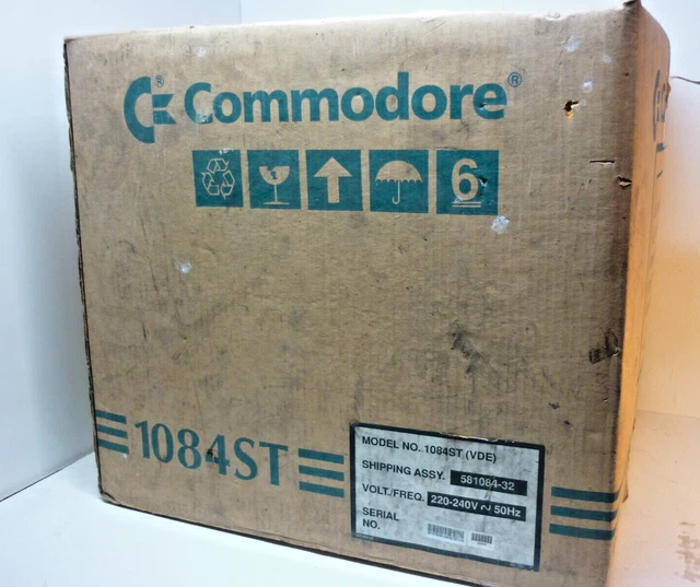VINTAGE COMMODORE 1048 ST Monitor box Box Only Commodore Collectable ...