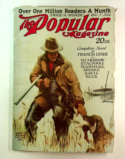 POPULAR MAGAZINE PULP Dec 7 1922 Vol. 66 #4 VG/FN 5.0 £40.35 - PicClick UK