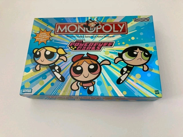2001 MONOPOLY CARTOON Network Powerpuff Girls Board Game / complete £25 ...