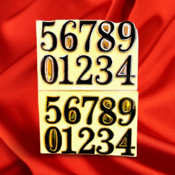 HOUSE NUMBER SELF-ADHESIVE front Door caravan mailbox gates multi buy ...