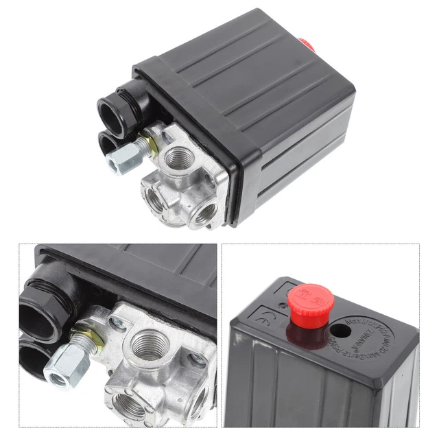 AIR COMPRESSOR CONTROL Automatic Compressor Valves Pressure Switch ...