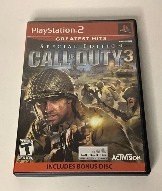 CALL OF DUTY 3: Special Edition Greatest Hits - Playstation 2 Game ...
