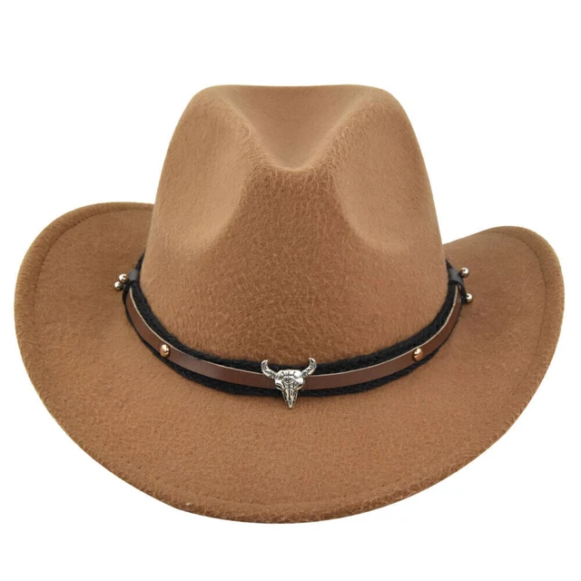 WESTERN COWBOY HAT cowboy hat jazz hat sticky hat roll brim ethnic ...