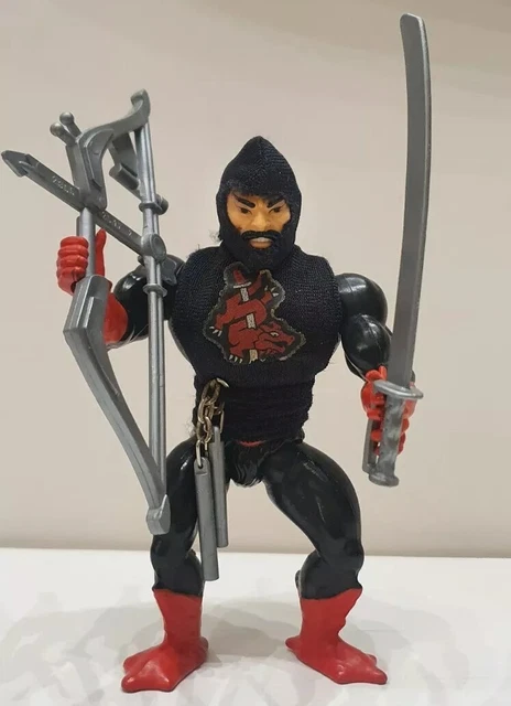 MOTU NINJOR MASTERS OF THE UNIVERSE vintage he man mattel action figure ...