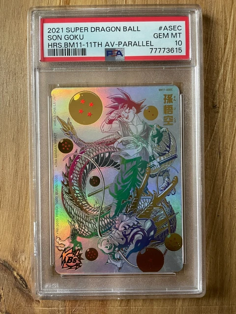 PSA 10 SON Goku BM11-ASEC 11th Anniversary Super Dragon Ball Heroes Japanese EUR 528,50 ...