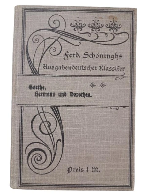GOETHE HERMANN UND Dorothea Classique Allemand Ferd. Schöninghs EUR 4 ...