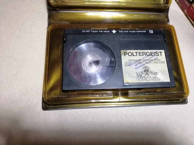 POLTERGEIST 1 - 2 - 3 - RARE Ex Rental Beta Big Box 1st Releases - CULT ...