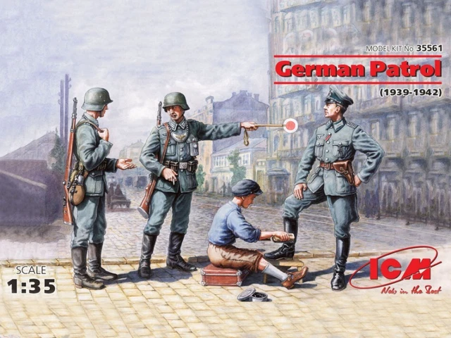 MINIATURE SOLDATS MODEL Kit Dioramas ICM German Patrol 1939-1942 1 ...
