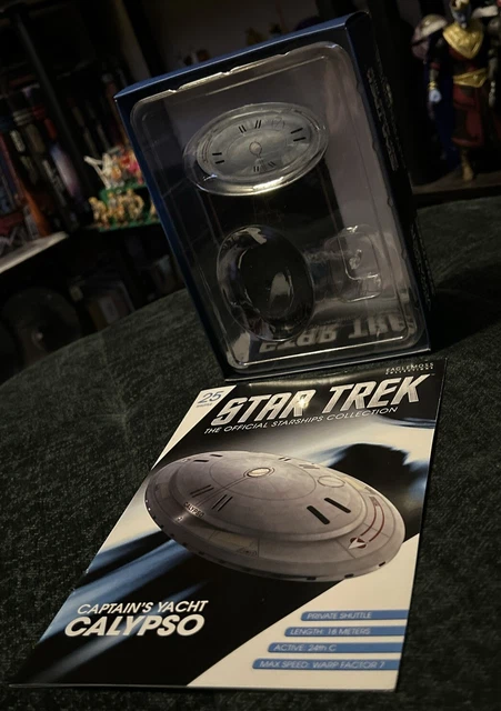 EAGLEMOSS STAR TREK USS Enterprise NCC-1701-D Captain’s Yacht Calypso £ ...