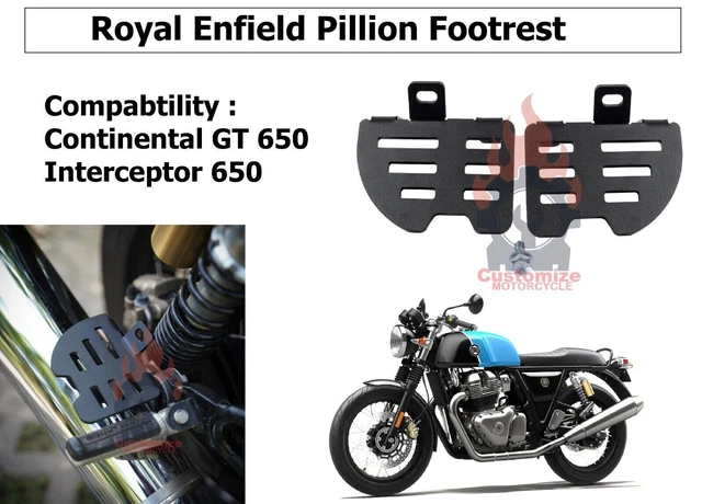 ROYAL ENFIELD &INTERCEPTOR & Continental GT 650" "Black Foot Rest Left ...