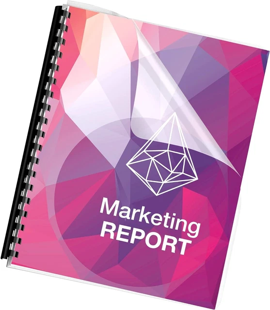 FELLOWES A4 16 mm Plastic Binding Combs for Comb Binding Machine, Binds ...