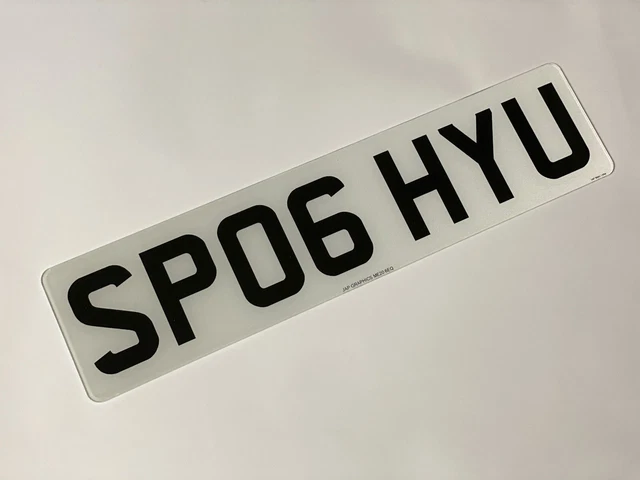 SHORT 7 DIGIT Front road legal Number Plate 100% MOT Compliant £1,499. ...