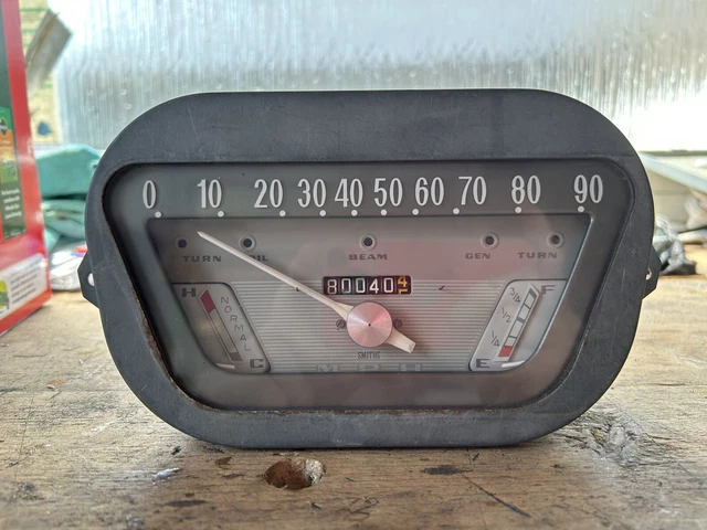 FORD ANGLIA 105E Speedometer. Smiths. Post 1961 head assembly plus ...