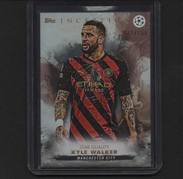 2022-23 TOPPS INCEPTION Ucl Kyle Walker Manchester City Premier League ...