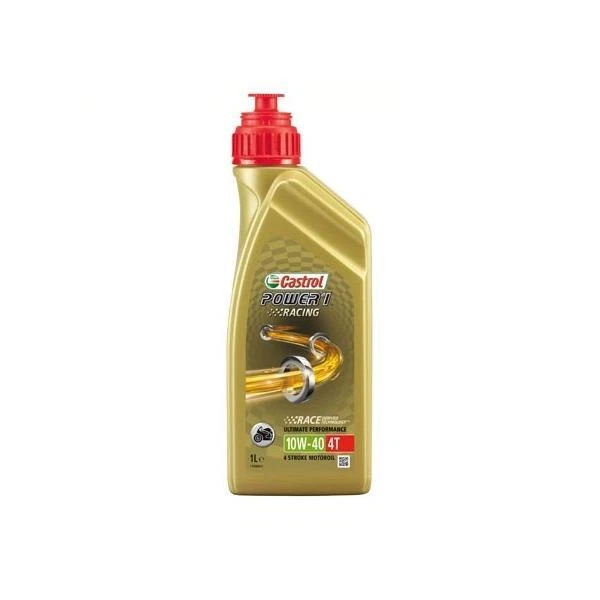OLIO LUBRIFICANTE MOTO Power 1 Racing 4 Tempi 10w40 1l Oil Castrol EUR ...