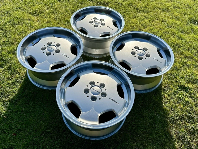GENUINE MERCEDES 17& Lorinser RS90 Alloy Wheels Rims W126 SEC SEL R107 ...