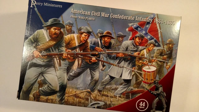 PERRY MINIATURES PLASTIC - ACW80 American Civil War Confederate ...