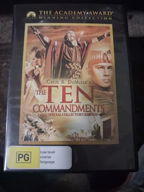 THE TEN COMMANDMENTS DVD - 2 Disc Collector's Edition - Region 4 ...