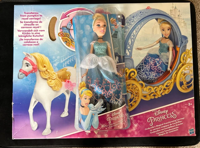 DISNEY PRINCESS CINDERELLAS Magical Transforming Carriage Horse Cart ...