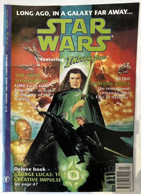 DARK HORSE INTERNATIONAL Star Wars Comic Issue 6. Featuring Indiana ...