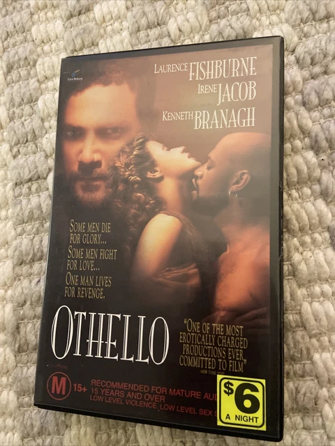 OTHELLO VHS CASSETTE Tape MA15+, 2001 Ex-Rental $7.00 - PicClick AU