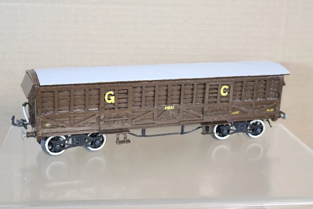 KIT DE MONTAGE Construit 0 Échelle Gc Poisson Van Bogie Wagon 3141516 ...