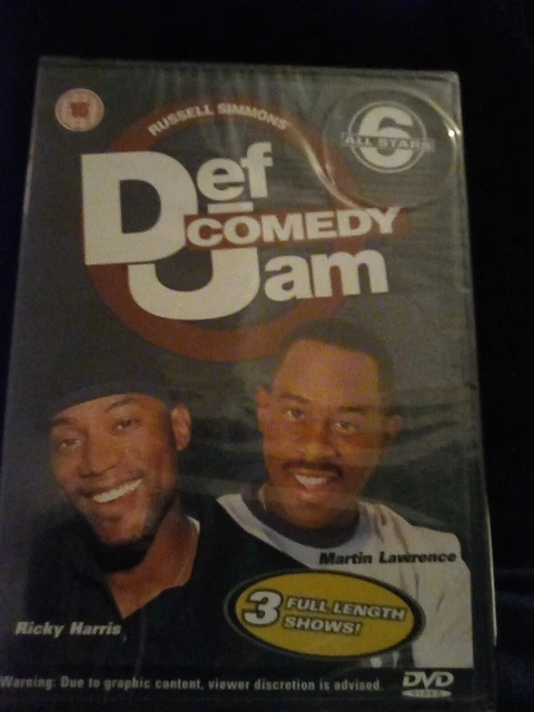NEW RUSSELL SIMMONS' Def Comedy Jam All Stars 6 dvd Ricky Harris Martin ...