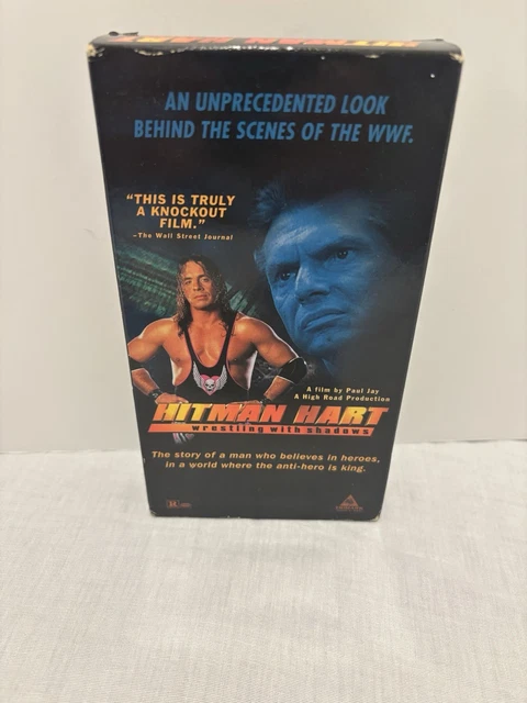 WWF/WWE/WCW - HITMAN Hart: Wrestling With Shadows (VHS, 1999) Preowned ...