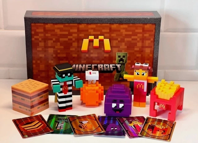 MCDONALDS MINECRAFT MOVIE 2025 Complete set 6 Mc Donnalds Figures and ...