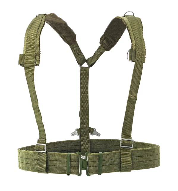 ORIGINAL POLISH ARMY webbing system web suspenders belt-Military ...