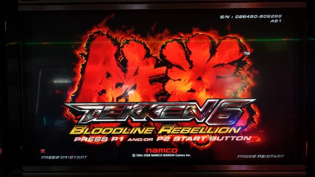 TEKKEN 6 NAMCO Noir Original Japanese Arcade Machine £1,800.00 ...