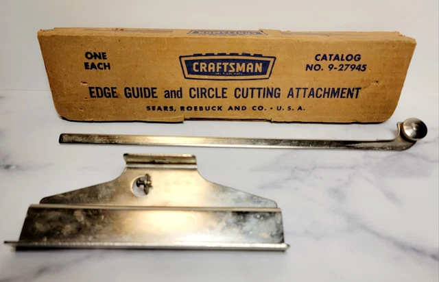VINTAGE CRAFTSMAN SEARS Edge Guide and Circle Cutting Attachment 9 ...
