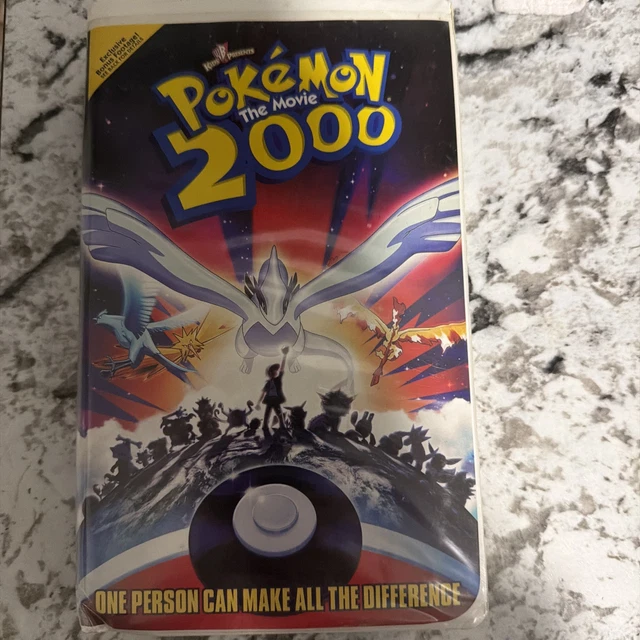 RARE POKÉMON THE Movie 2000 VHS With Clamshell COMPLETE VIDEO CASSETTE ...