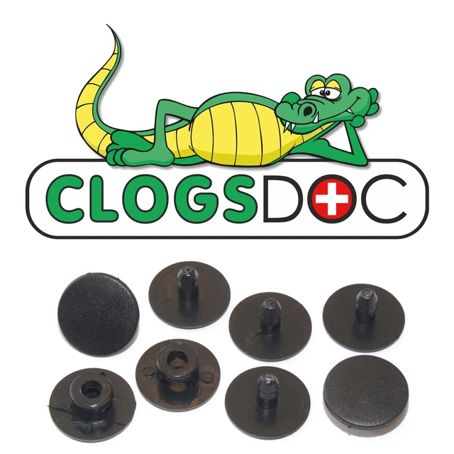 4 X RIVETS, Fastener, Button to fit and repair Crocs (Adults) and other ...