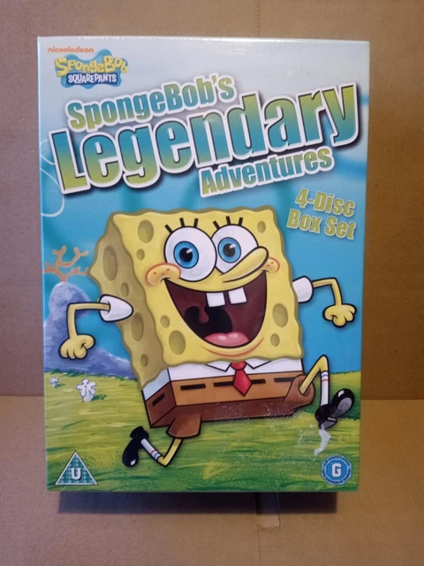 SPONGEBOB SQUAREPANTS - Legendary Adventures 4 Disc Dvd Boxset New ...