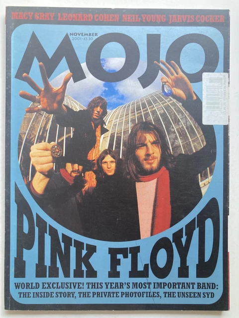 PINK FLOYD NOVEMBER 2001 MOJO Magazine MACY GRAY / NEIL YOUNG / JARVIS ...