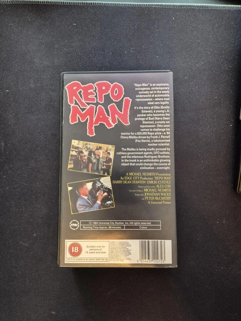 REPO MAN VHS UK 18 Certificate PAL Tape - 1984 - Big Box £12.94 ...