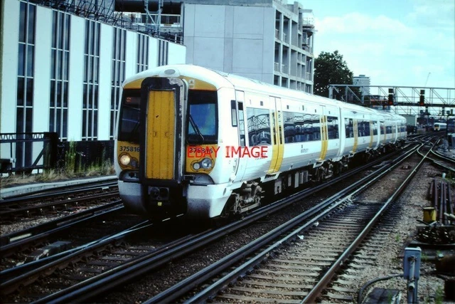 PHOTO CLASS 375 Electrostar 4-Car Emu No 375 816 At London Bridge 08/07 ...