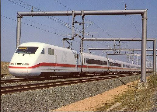 AK · ELEKTRO-TRIEBWG. 401 017/517 ICE - DB - Rohrbach/Ufr. - 1991 (101. ...