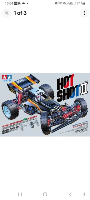 TAMIYA RC 1/10 scale R/C model assembly kit 4WD buggy Hotshot II (2024) £260.71 - PicClick UK