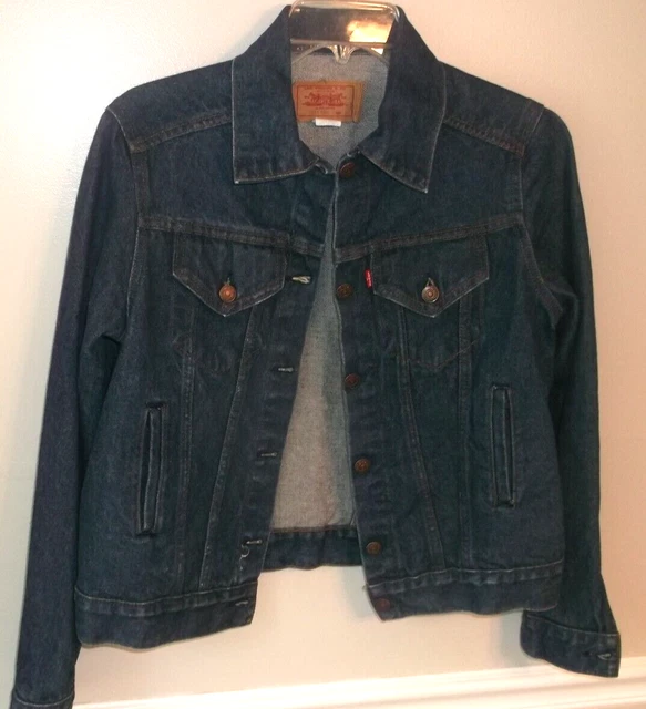 VINTAGE LEVIS JACKET Blue Denim Trucker Type 3 USA Made 76581- EUC £38.08 - PicClick UK