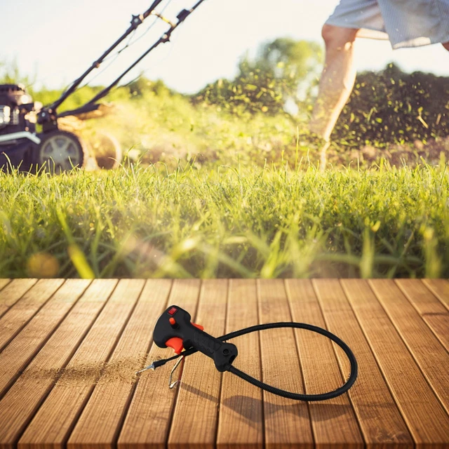 TONDEUSE DÉBROUSSAILLEUSE DÉBROUSSAILLEUSE poignée interrupteur ...