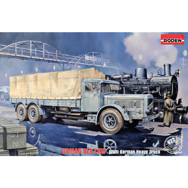 MAQUETTE CAMION VOMAG 8 Lr Lkw Wwii German Heavy Truck Roden 822 1 ...