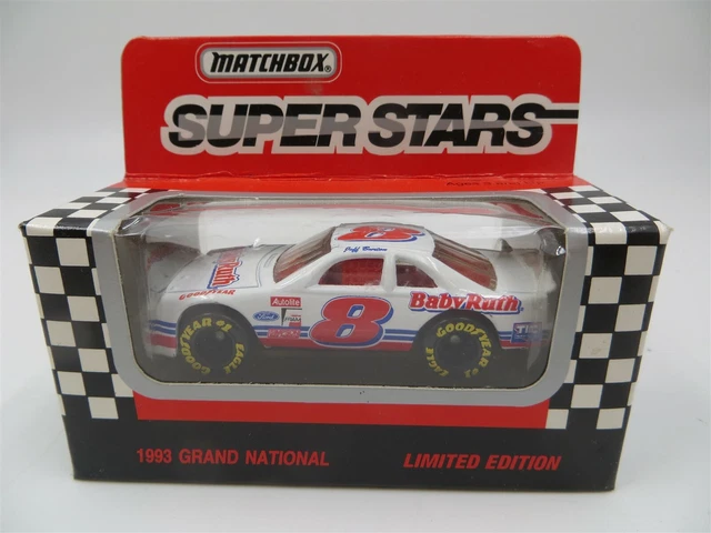 MATCHBOX SUPER STARS 1:64 NASCAR Die-Cast #8 édition limitée 1993 Grand ...