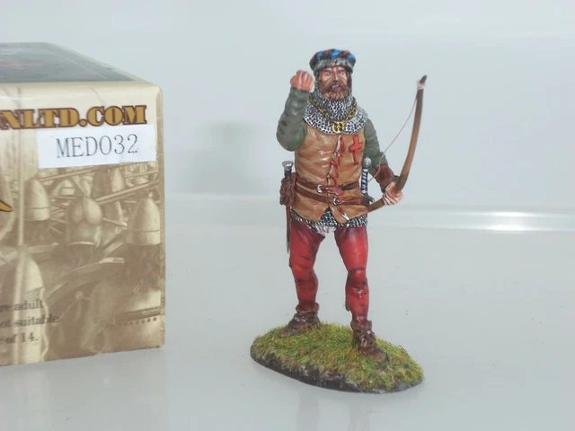 FIRST LEGION MED032 Medieval Knights English Archer Commander Metal ...